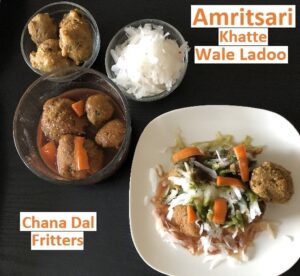 Amritsari Khatte Ladoo Recipe | Chana Dal Fritters - Veg Indian Recipes